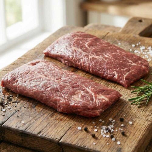 Native Breed Beef – Flat Iron Steak – Grid Iron Meat