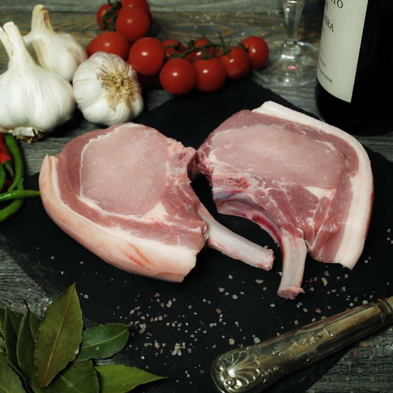 Rare Breed Cotes de Porc – Grid Iron Meat