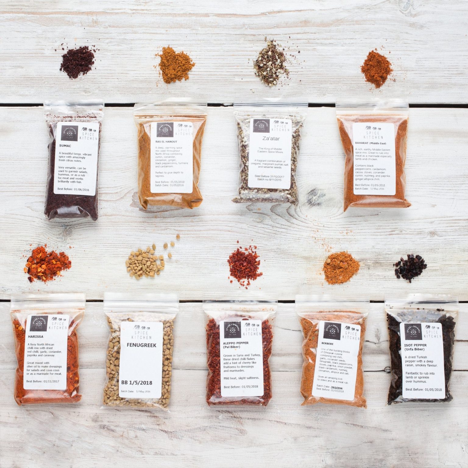 African & Middle Eastern Spice Collection – Sachets – Grid Iron Meat