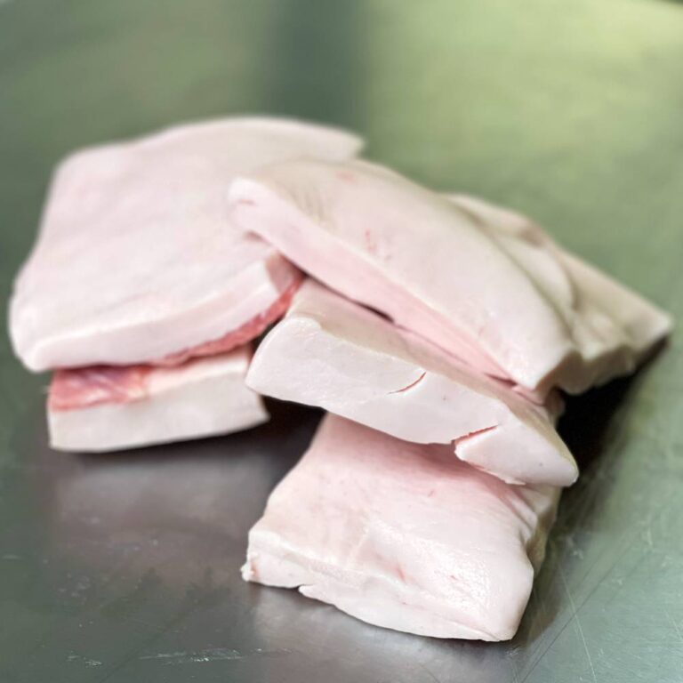 Pork Back Fat – Thick – 1kg - Grid Iron Meat